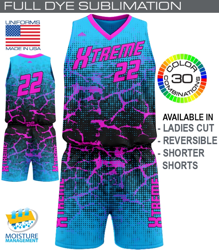 Sublimated Girls Basketball Uniforms | Women’s Basketball Uniforms ...